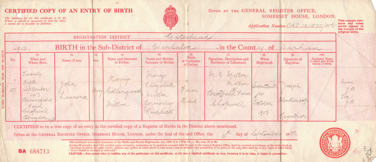 John Lawrence Mitton – Distant Kin